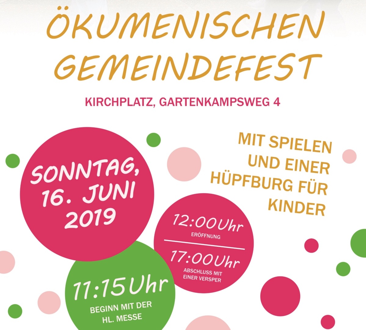 Kirchengemeinde St. Lambertus | Ökumenischen Gemeindefest