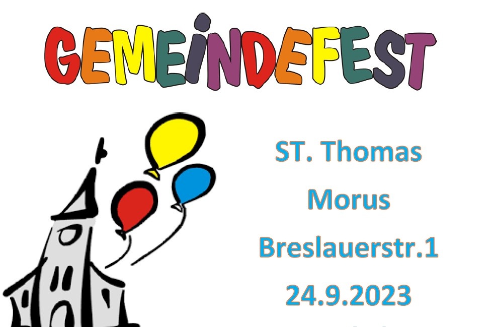 Kirchengemeinde St. Lambertus | Gemeindefest St. Thomas Morus am 24.09.2023